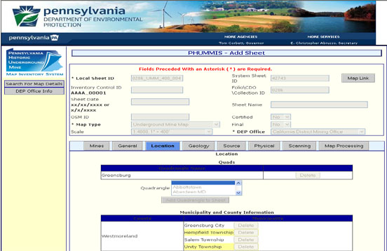 Pennsylvania Mine Map Atlas - Tutorial