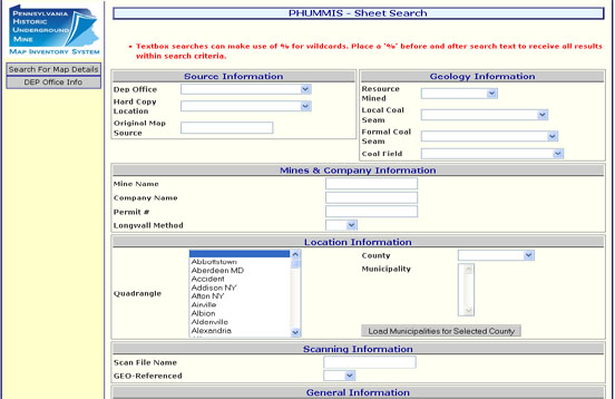 Pennsylvania Mine Map Atlas - Tutorial